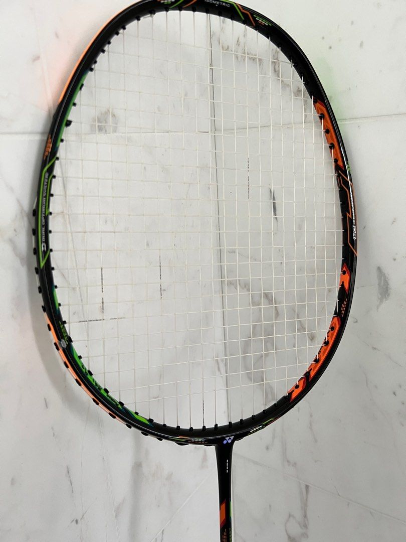 Yonex Duora 10 orange/green authentic 4ug5, Sports Equipment, Sports & Games, Racket & Ball ...