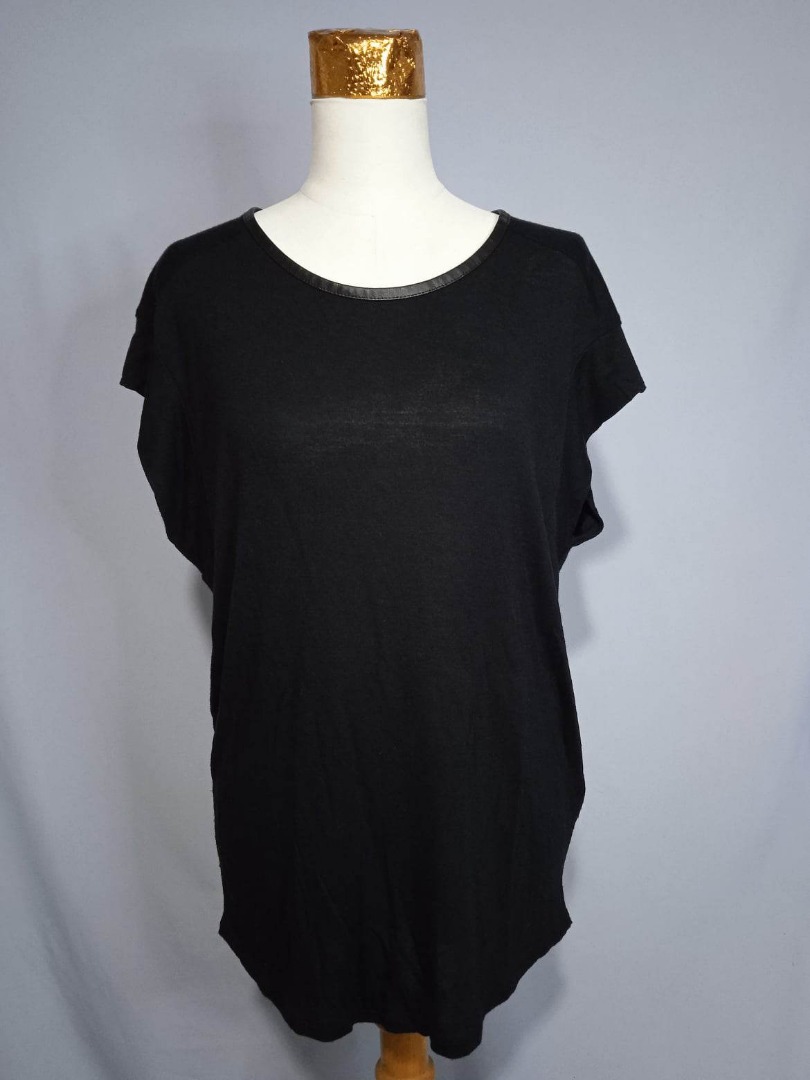 ZARA W&B COLLECTION Women's Clothing Back Zipper Viscose Fabric Black ...