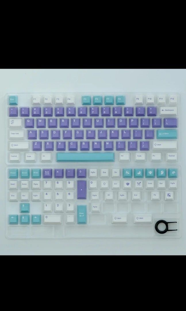 129 Keys GMK MAGNOLIA Keycaps PBT Cherry Profile Keycaps, Computers ...