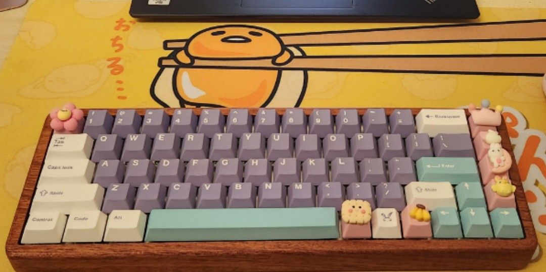 129 Keys GMK MAGNOLIA Keycaps PBT Cherry Profile Keycaps, Computers ...