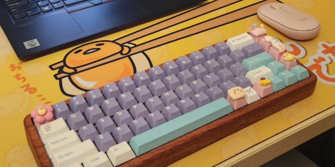 129 Keys GMK MAGNOLIA Keycaps PBT Cherry Profile Keycaps, Computers ...