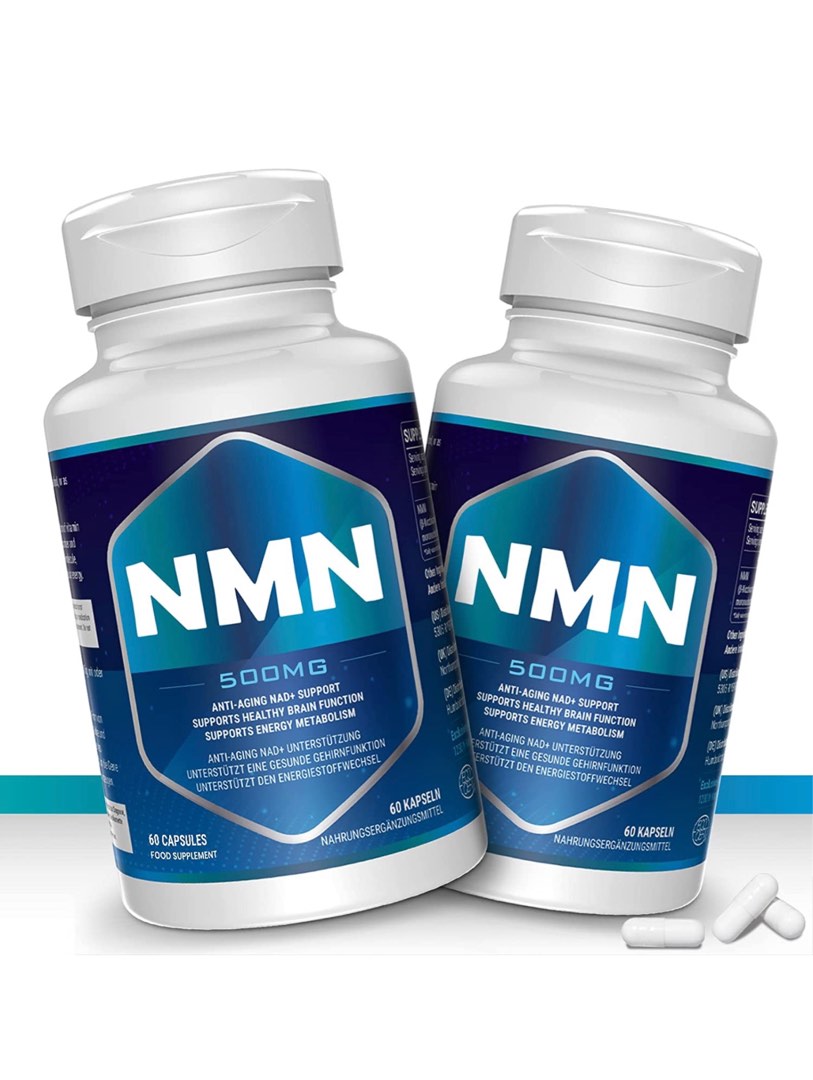2 樽NMN Capsules with Maximum Strength 500mg (2 Pack)- 120 Capsules, 健康及營養食用品, 健康補充品, 健康補充品 - 維他命 ...
