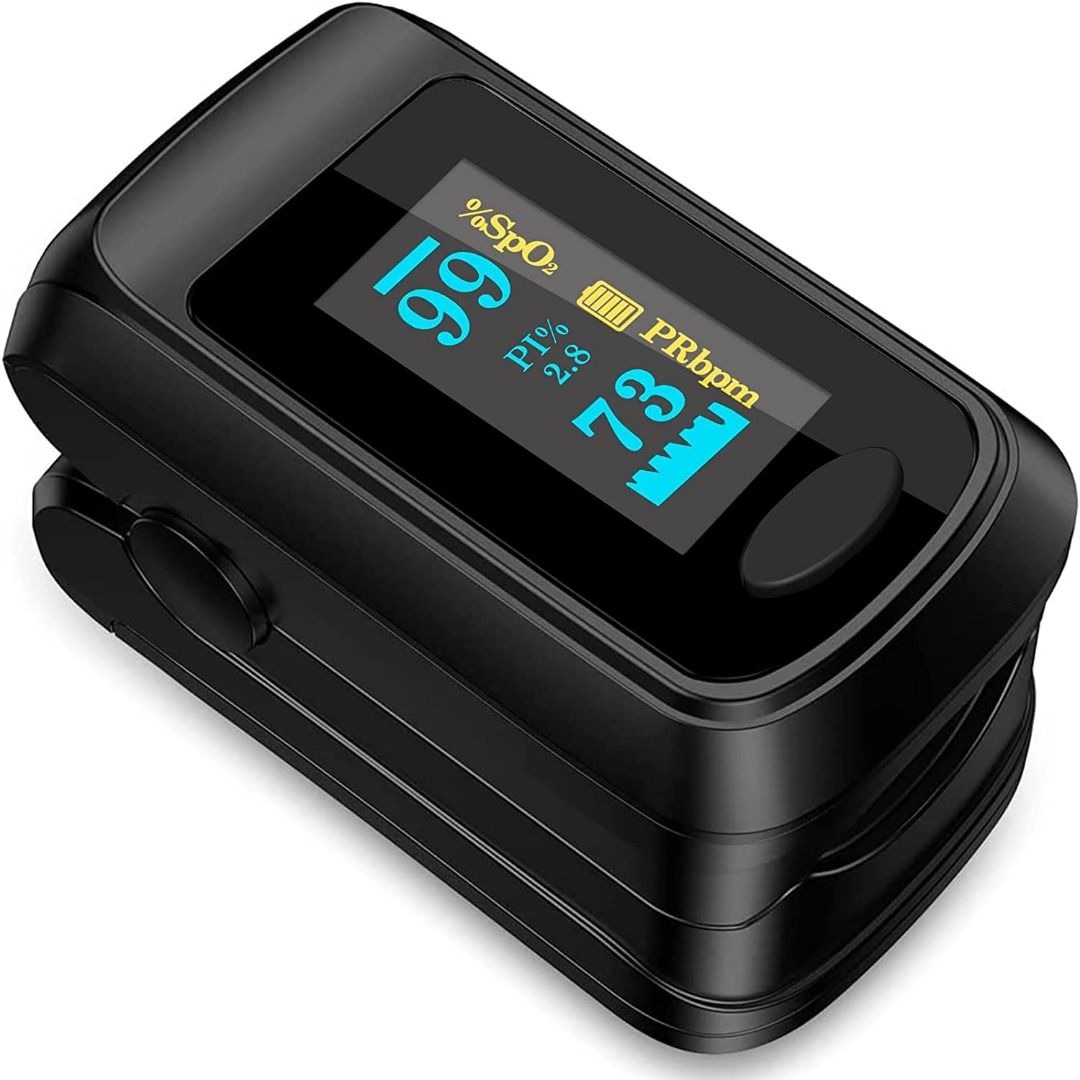 [3842] Fingertip Pulse Oximeter SPO2 Oxygen, Health & Nutrition, Health ...