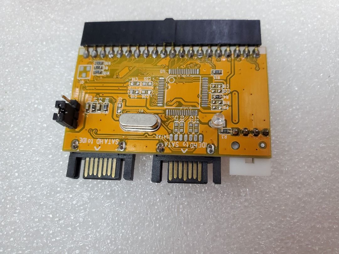 40pin IDE to SATA Converter SATA 3.5 IDE Adapter Serial Parallel Port ...