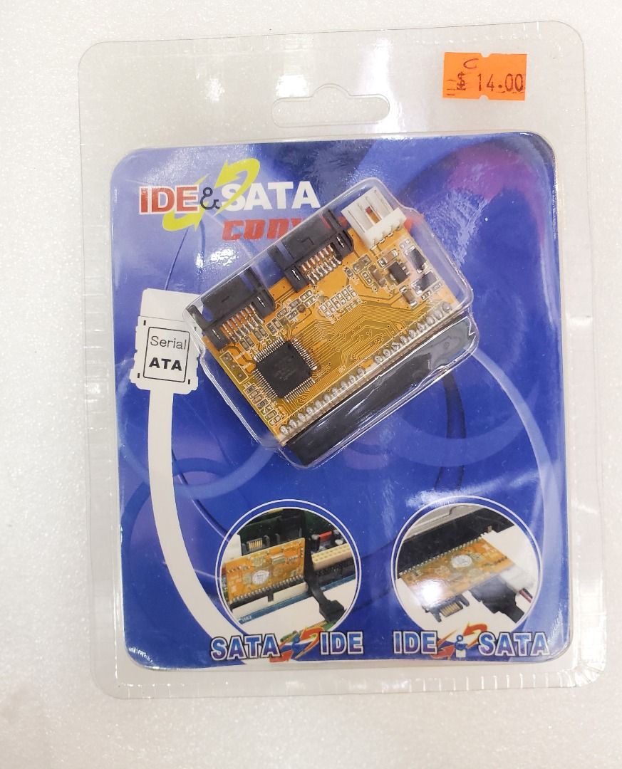 40pin IDE to SATA Converter SATA 3.5 IDE Adapter Serial Parallel Port ...