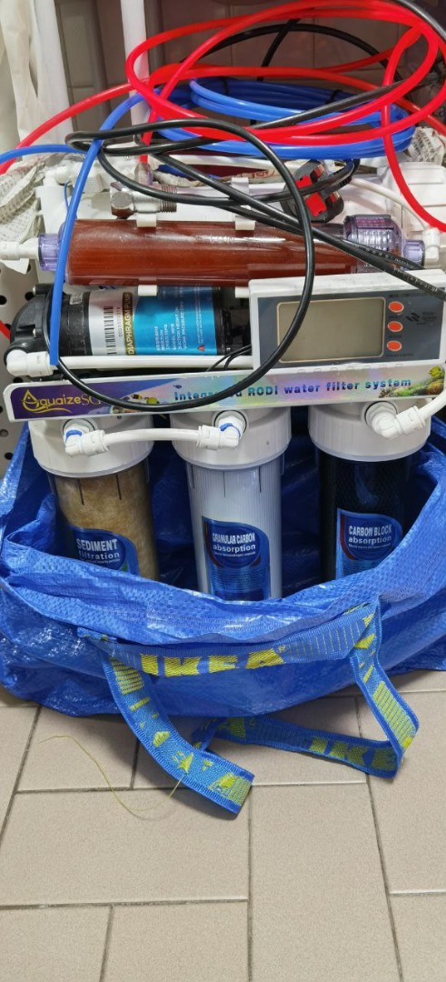 5‐stage 400G RODI unit with booster pump and digital monitoring LED ...