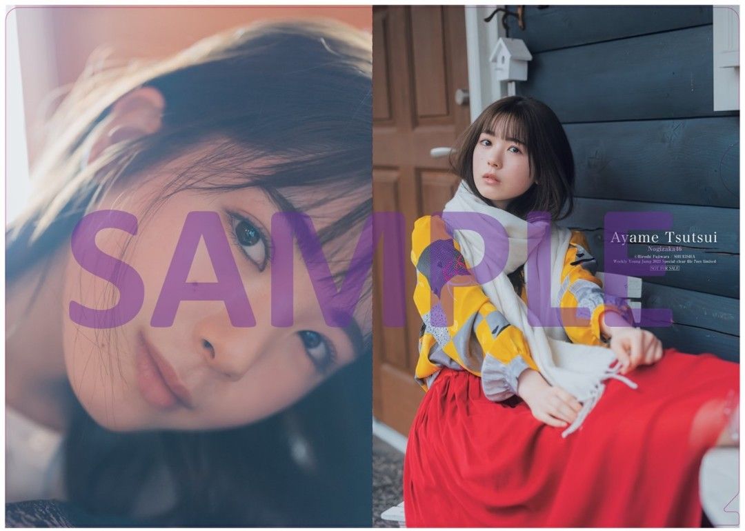 訂 全新 7net 限定 送 筒井彩萌 兩面Clear File 日版 連書 包順豐 Yong Jump 2023 4月 日本雜誌 ...