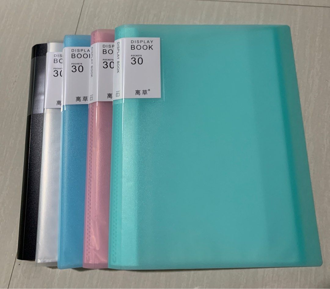 A4 Pocket file 30 sheets, Hobbies & Toys, Stationery & Craft ...