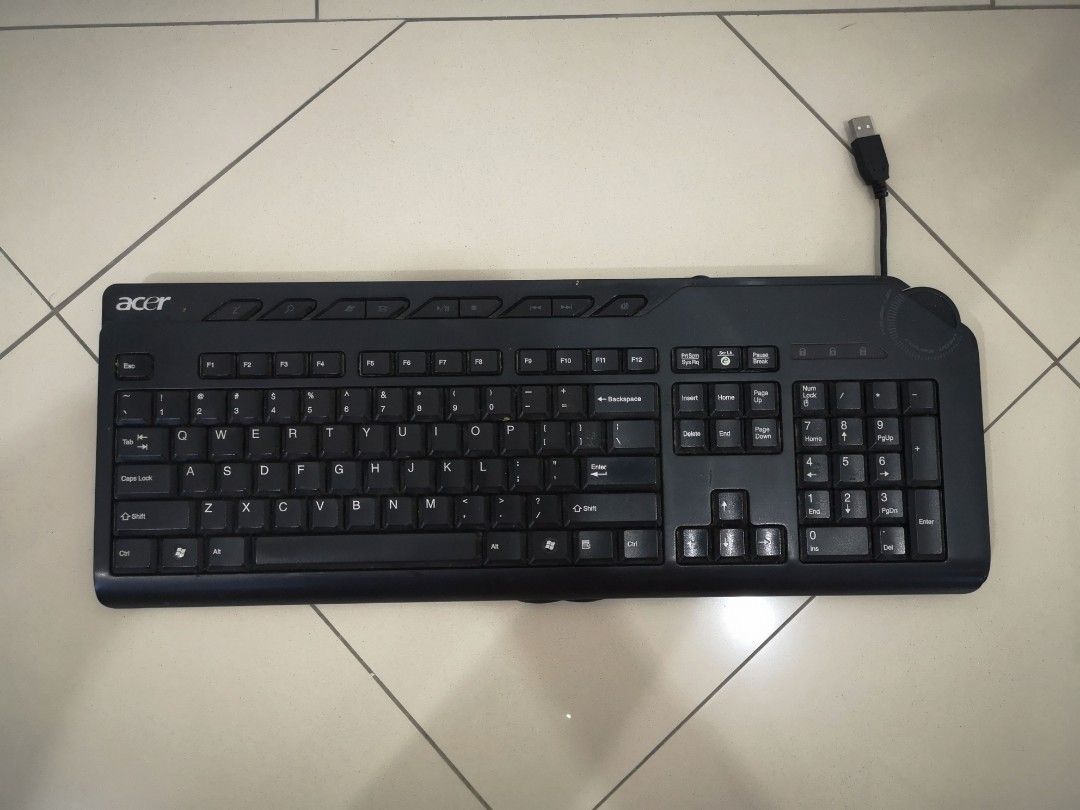 Acer Keyboard, Computers & Tech, Parts & Accessories, Computer Keyboard on Carousell
