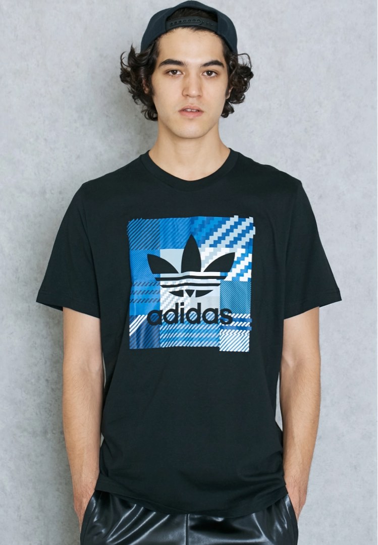 Adidas Originals Impossible Check T-shirts, Men's Fashion, Tops & Sets ...