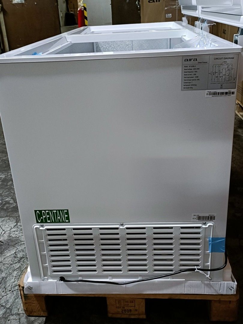 AIFA CHEST FREEZER AF-H508L-2, TV & Home Appliances, Kitchen Appliances ...