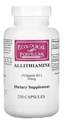 Allithiamine (Vitamin B1), Ecological Formulas, 50 mg, 250 Capsules ...