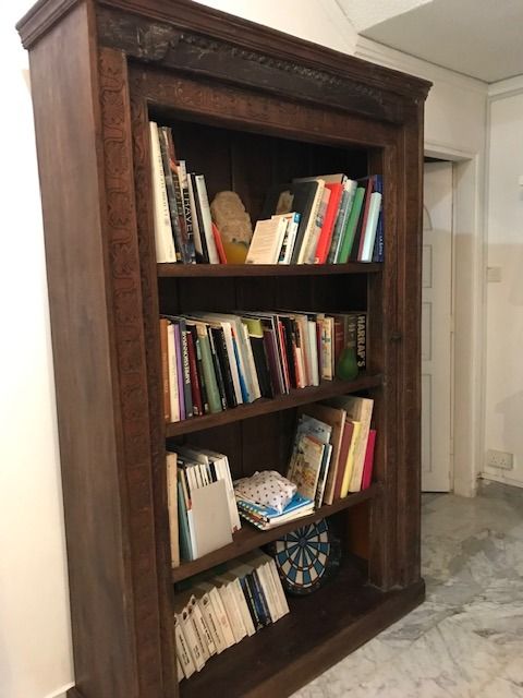 Antique Indian Bookshelf - Teak wood., Furniture & Home Living ...