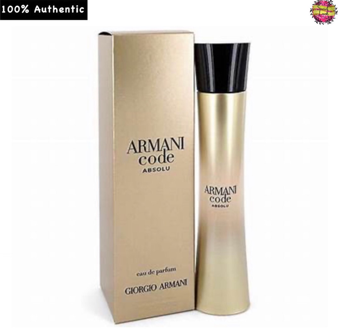 Armani Code Absolu Femme EDP 75ml for Women, Beauty & Personal Care, Fragrance & Deodorants on ...