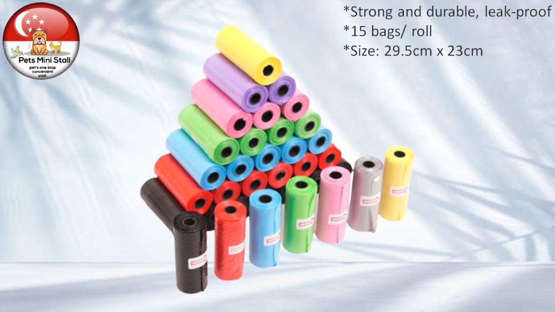Assorted Colour Poo Bag, Pet Supplies, Homes & Other Pet Accessories on ...