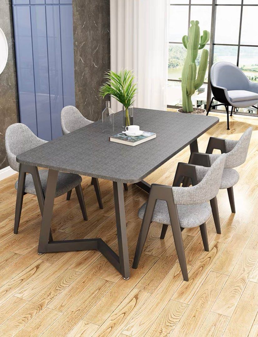 ASTRID Modern Dining Table Set, Furniture & Home Living, Furniture ...