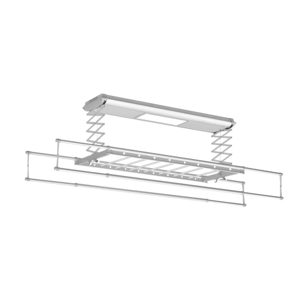 Automated Laundry Rack System Automatic Lifting Retractable Hanger ...