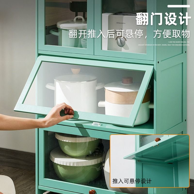 Bamboo Kitchen cabinet Multi-purpose storage cabinet, Furniture & Home ...