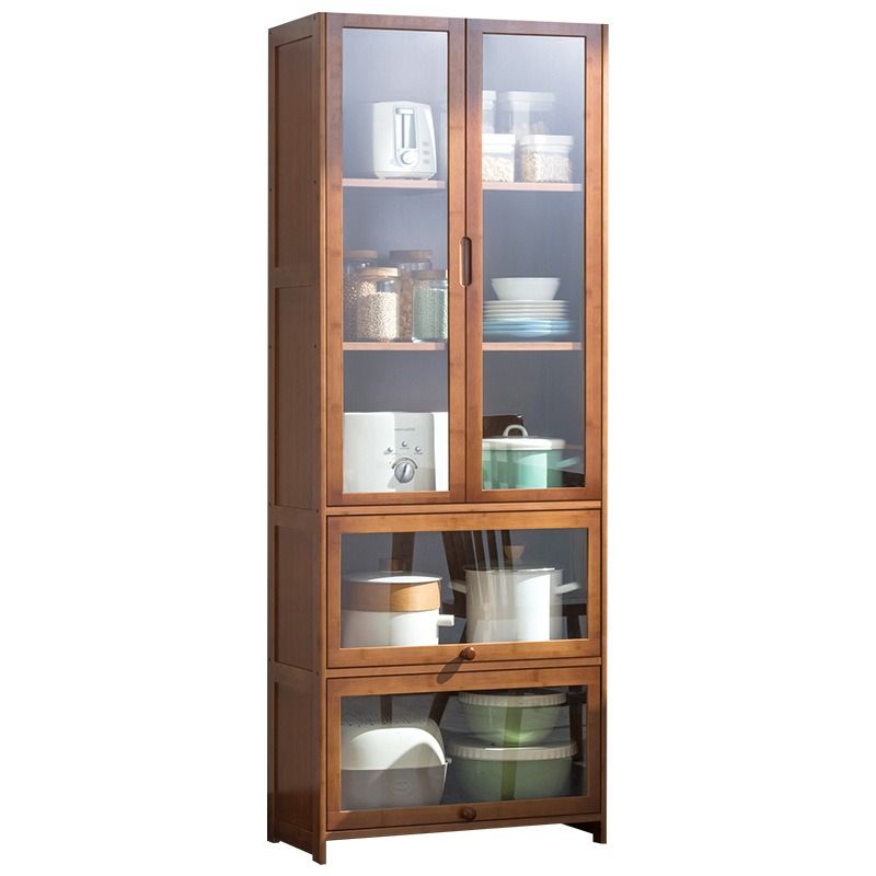 Bamboo Kitchen cabinet Multi-purpose storage cabinet, Furniture & Home ...