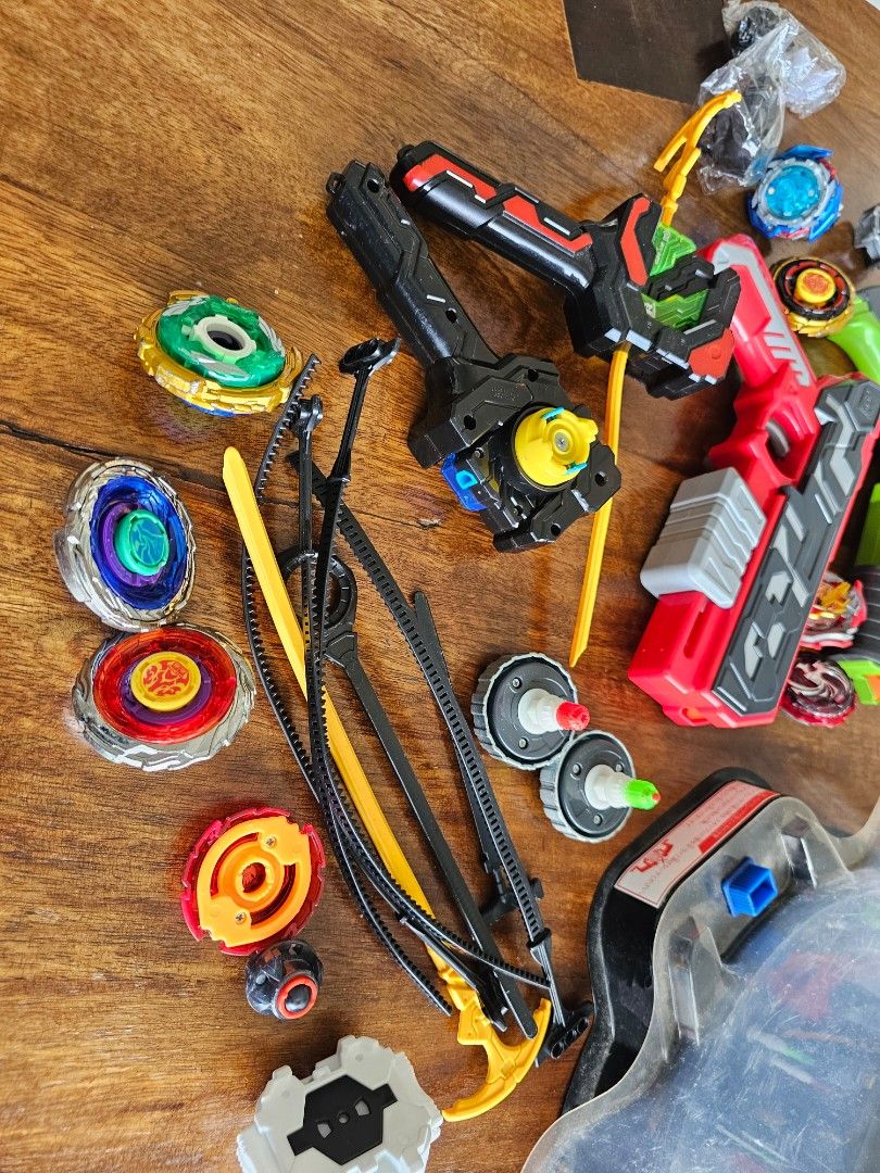 Beyblade collection - includes arena and guns, Hobbies & Toys, Toys ...