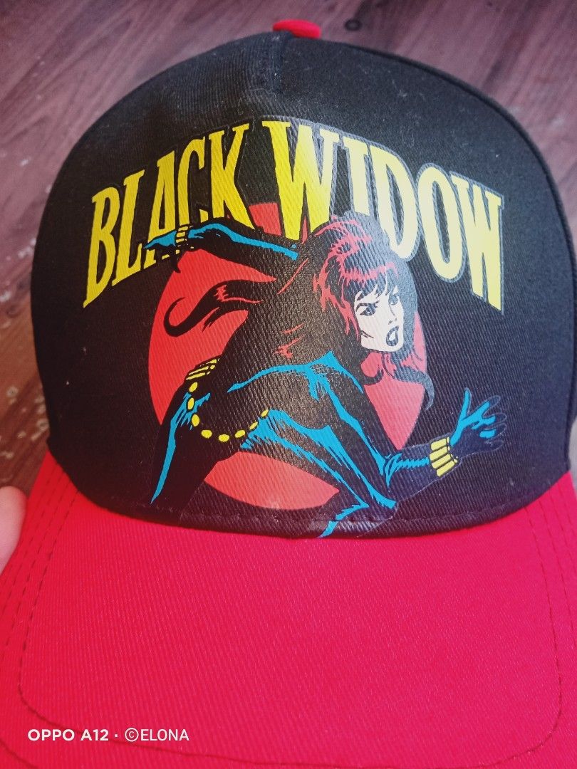 Black Widow Baseball Cap on Carousell