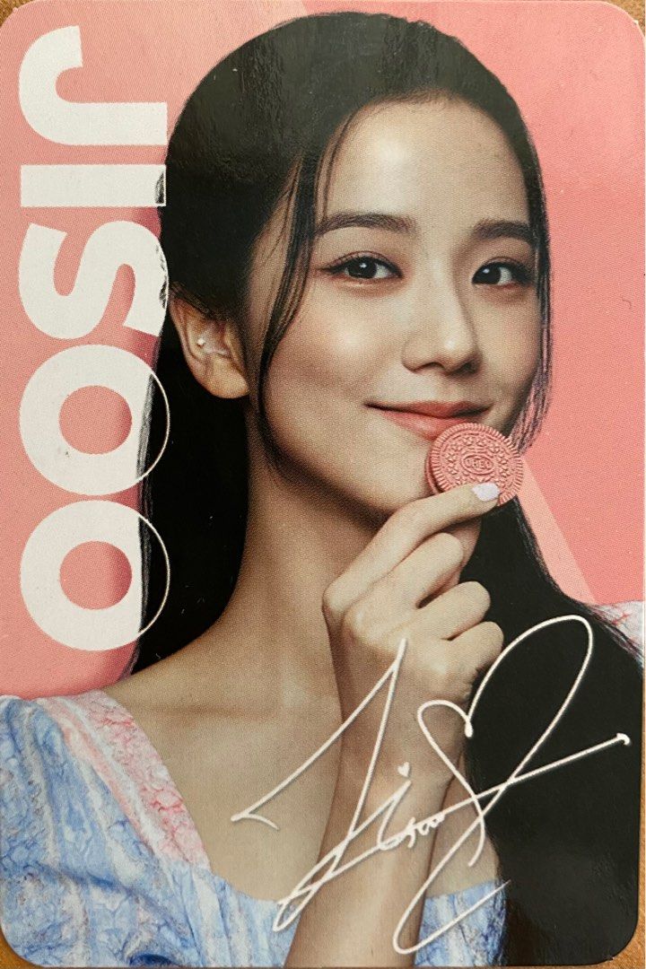 Blackpink oreo card 1 (jisoo), Hobbies & Toys, Memorabilia ...
