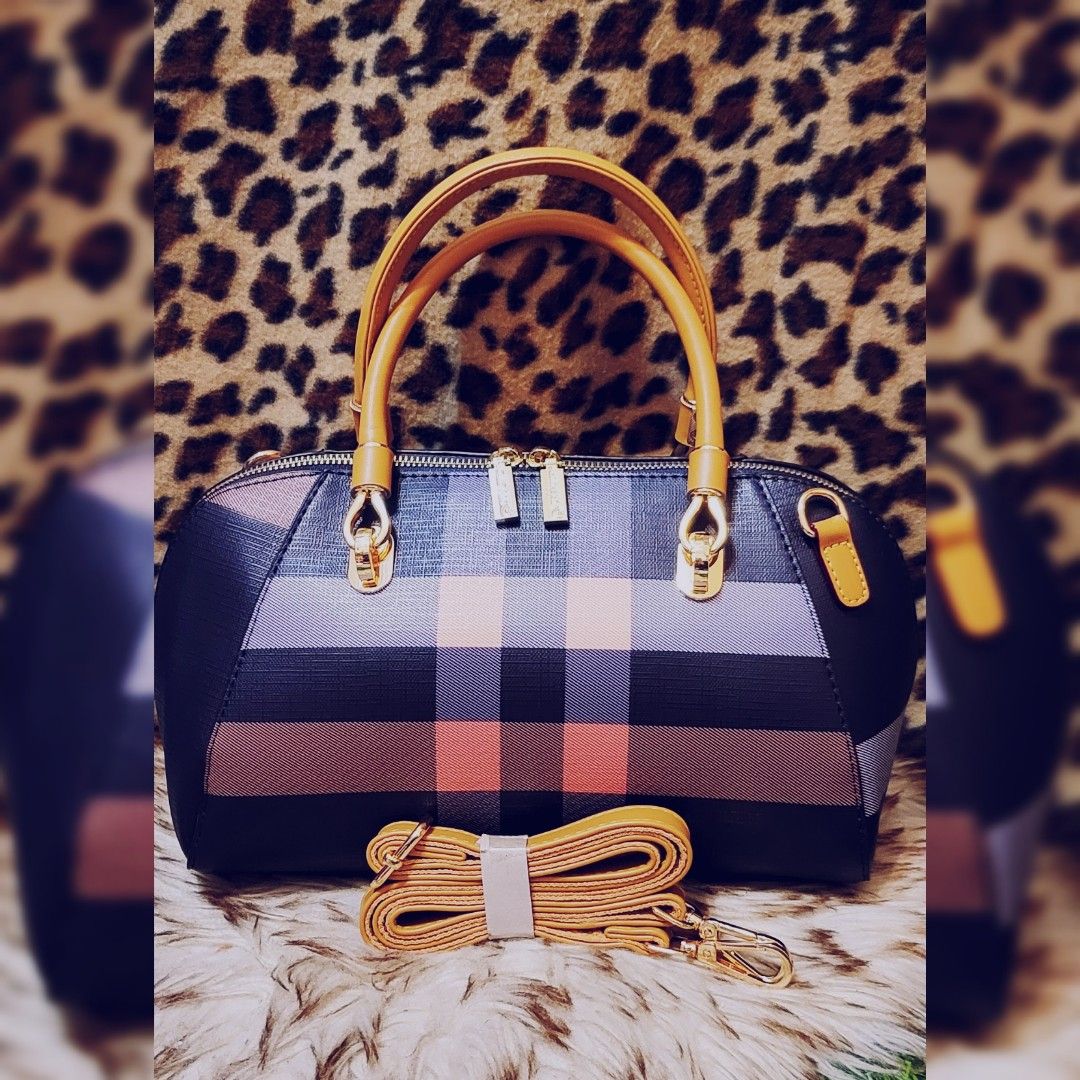 Blue Checkers Bag, Women's Fashion, Bags & Wallets, Cross-body Bags on ...