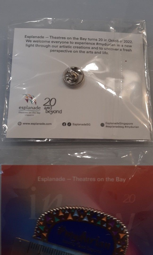BRAND NEW: Esplanade My Durian pins, Hobbies & Toys, Memorabilia ...