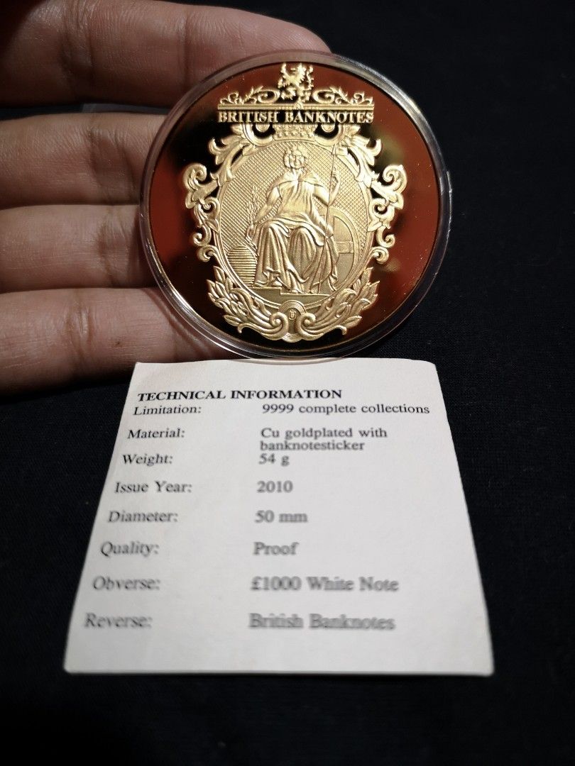 British commemorative medal on Carousell