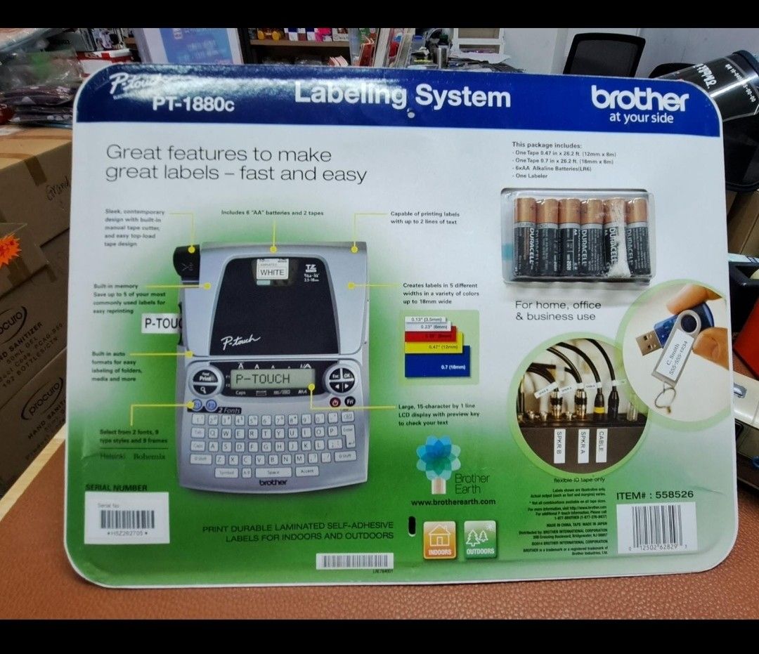 Brother labeling system, 電腦＆科技, 打印機及影印機 - Carousell