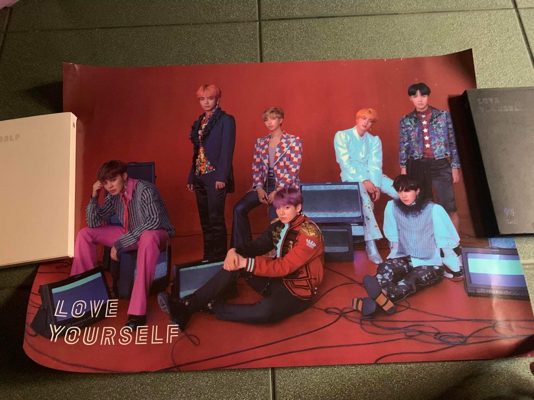 ( FREE LY: Answer album ) BTS LOVE YOURSELF POSTERS BUNDLE, Hobbies ...