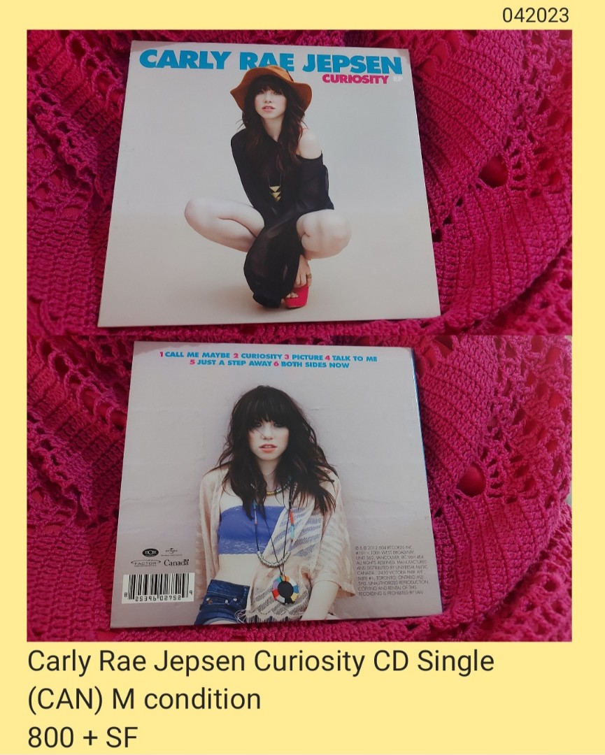Carly Rae Jepsen Curiosity CD Single (unsealed) on Carousell