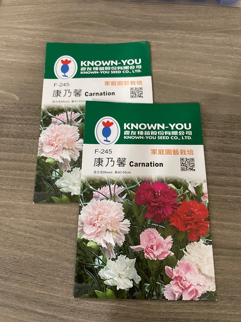 Carnation seeds, Furniture & Home Living, Gardening, Plants & Seeds on ...