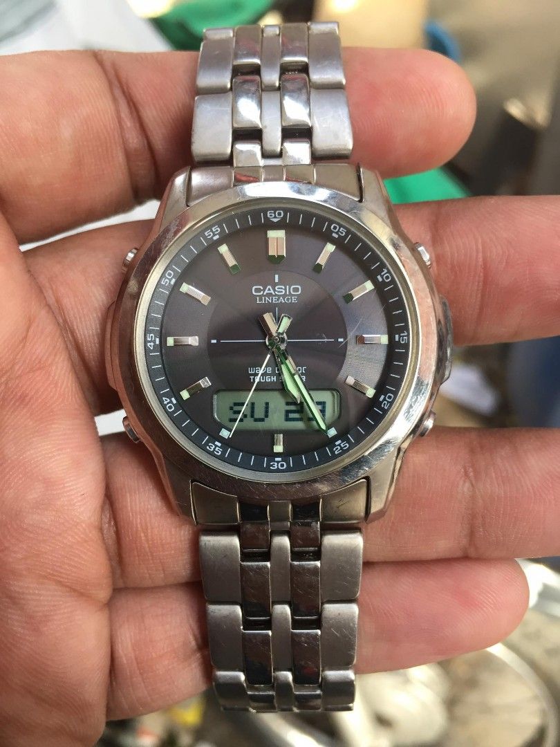 Casio LINEAGE TITANIUM LCW-100T, Men's Fashion, Watches & Accessories, Watches on Carousell