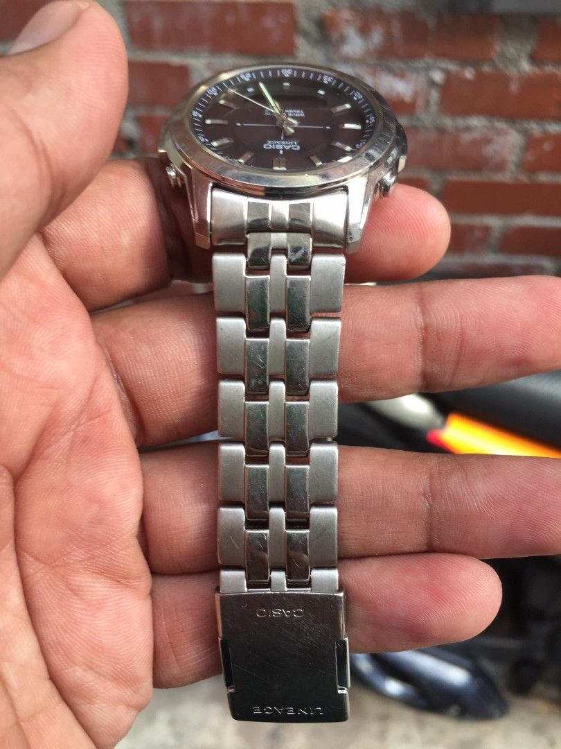 Casio LINEAGE TITANIUM LCW-100T, Men's Fashion, Watches & Accessories ...