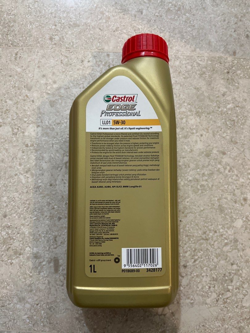 Castro Edge 5w-30 full synthetic engine oil, Car Accessories ...