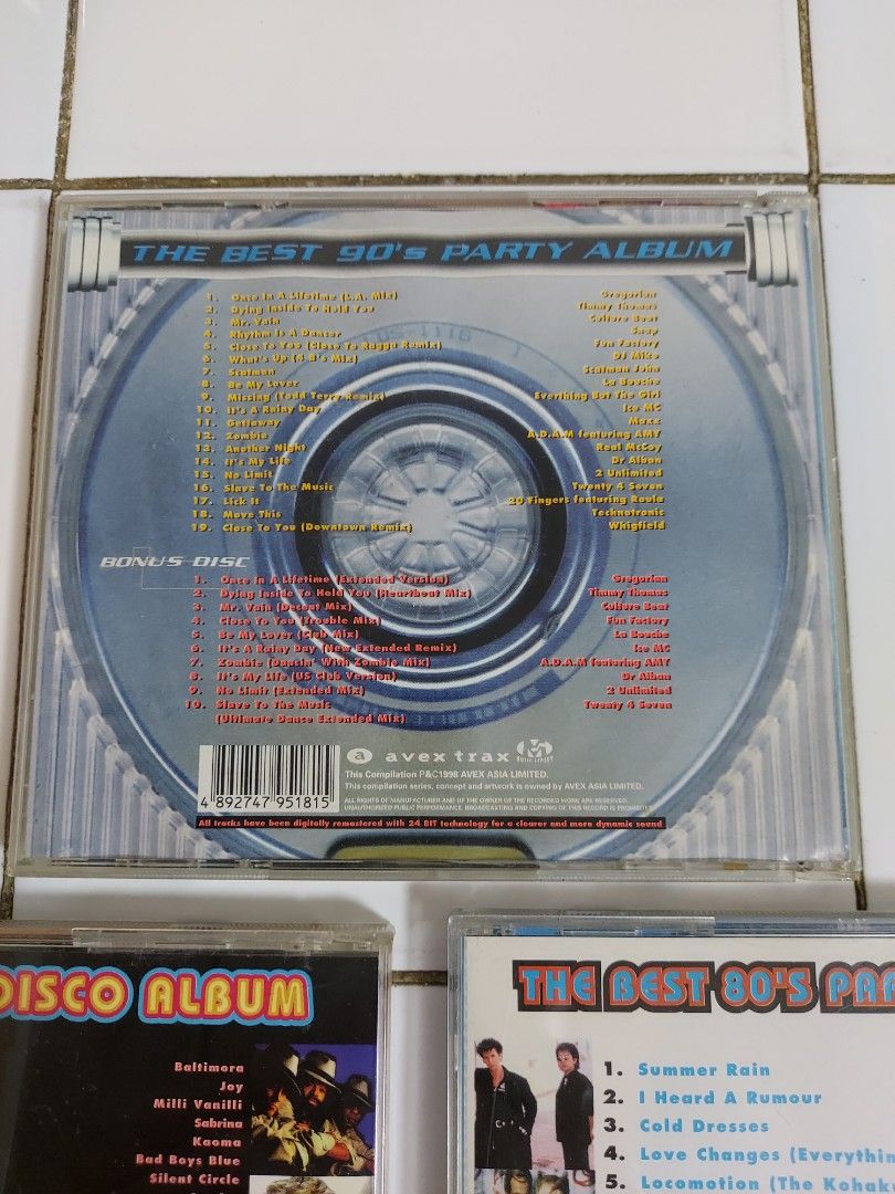 CD The Best 80s , 80s Vol.3 & 90s Party Album, Hobbies & Toys, Music & Media, CDs & DVDs on ...