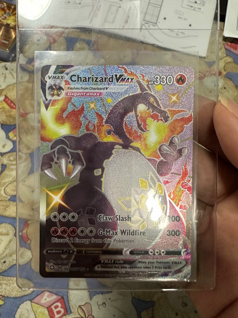 Pokemon TCG SWSH Shiny Fates Shiny Charizard Vmax, Hobbies & Toys, Toys ...