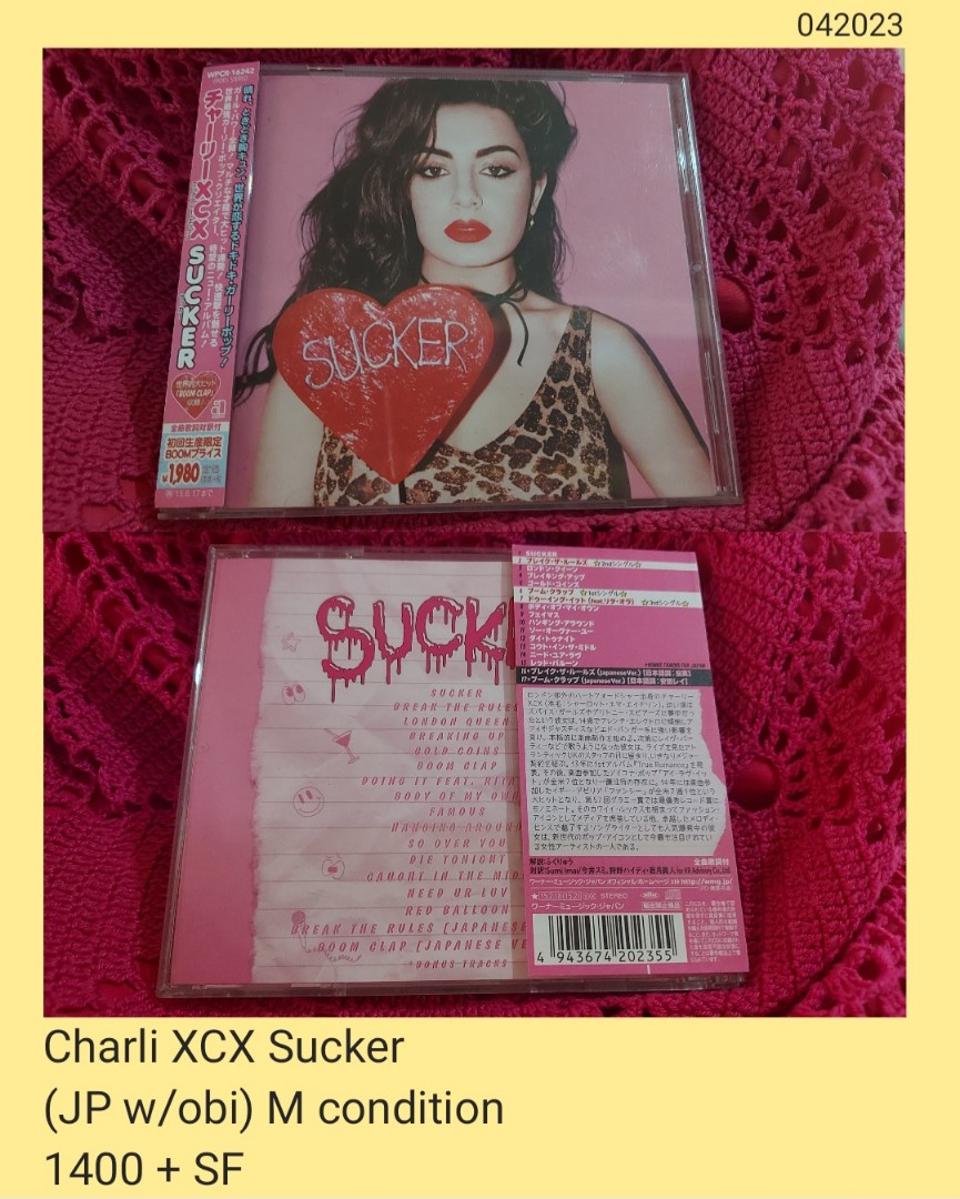 Charli XCX Sucker CD (unsealed), Hobbies & Toys, Music & Media, CDs ...