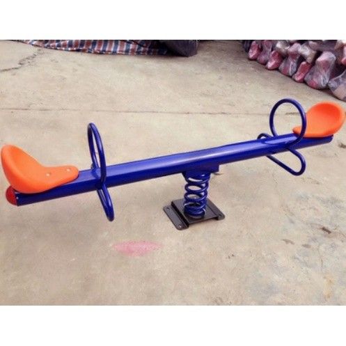 Check out Children's Seesaw Single Spring Teeter Totter Swing Kids Ride ...