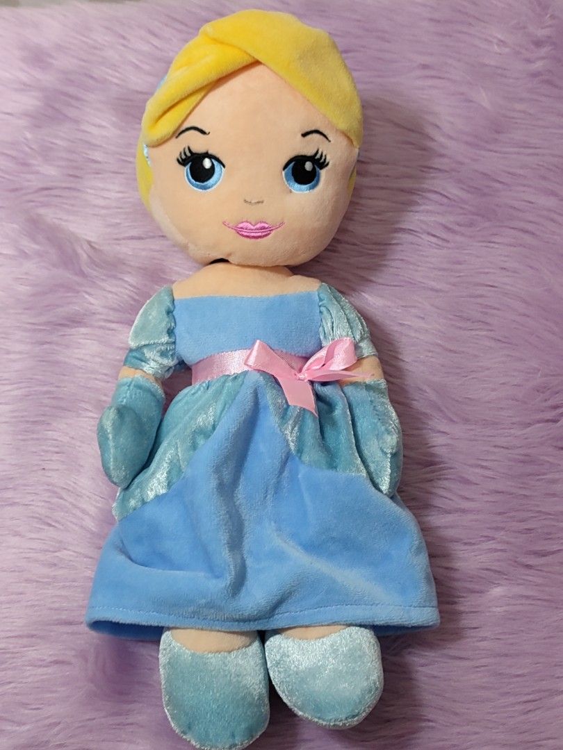 Cinderella Plush Toys Baby Doll Disney Princess Stuffed Toy, Hobbies ...