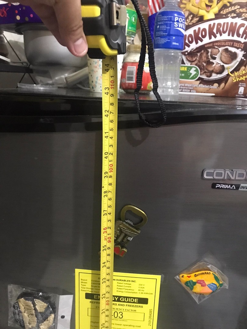 CONDURA PRIMA INVERTER refrigerator, TV & Home Appliances, Kitchen ...