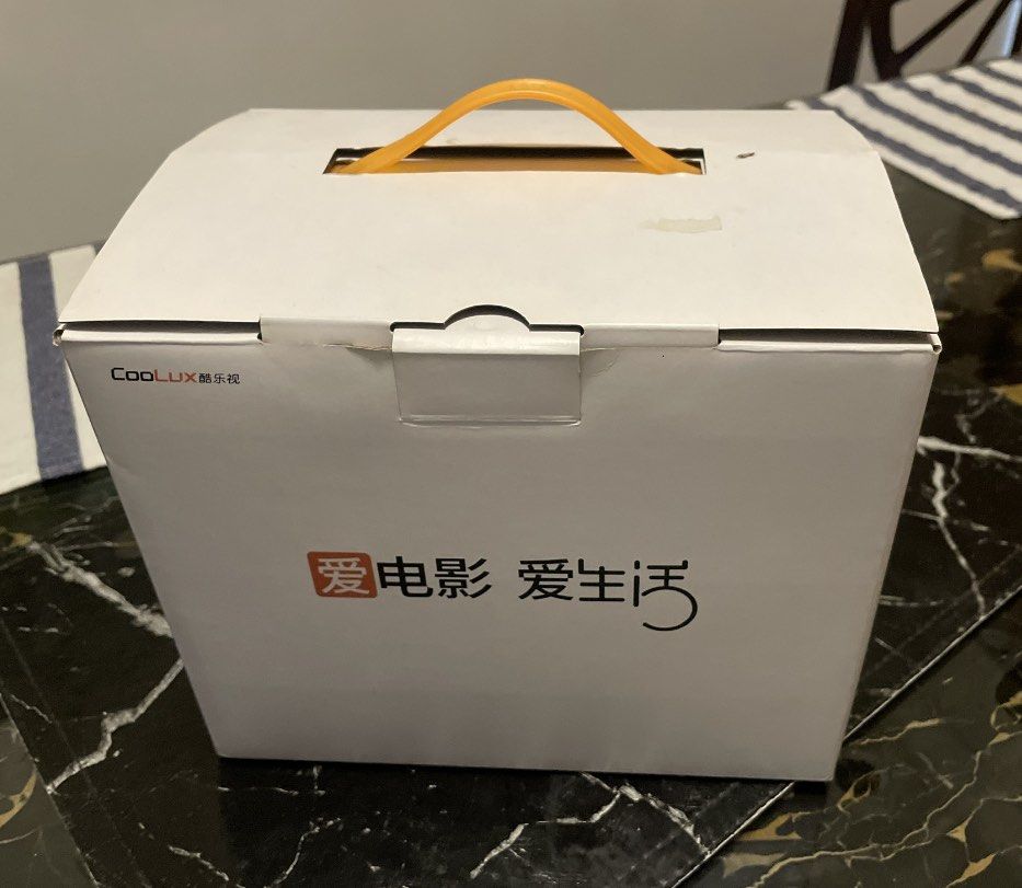 Coolux R4 mini projector portable Bluetooth wifi, TV & Home Appliances ...