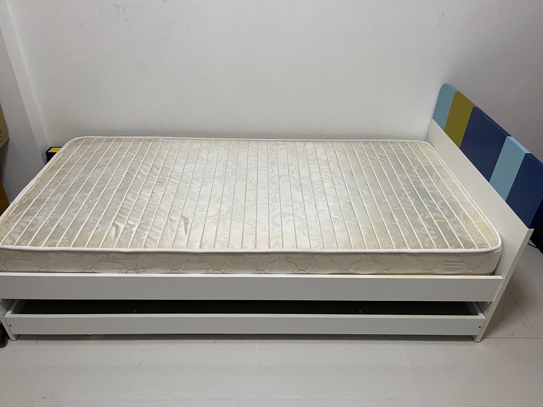 Courts single bed with pull out bed, Furniture & Home Living, Furniture ...