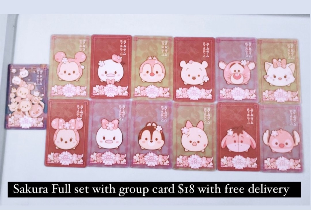 CPCM Disney Sakura Card Set, Hobbies & Toys, Toys & Games on Carousell