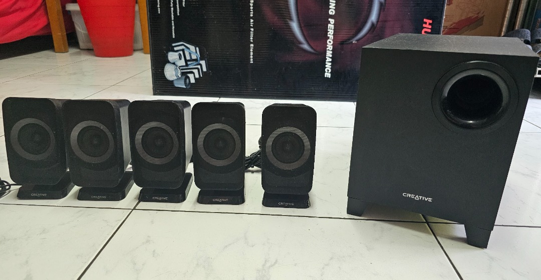 Creative INSPIRE T6160 5.1 Speakers, Audio, Soundbars, Speakers ...