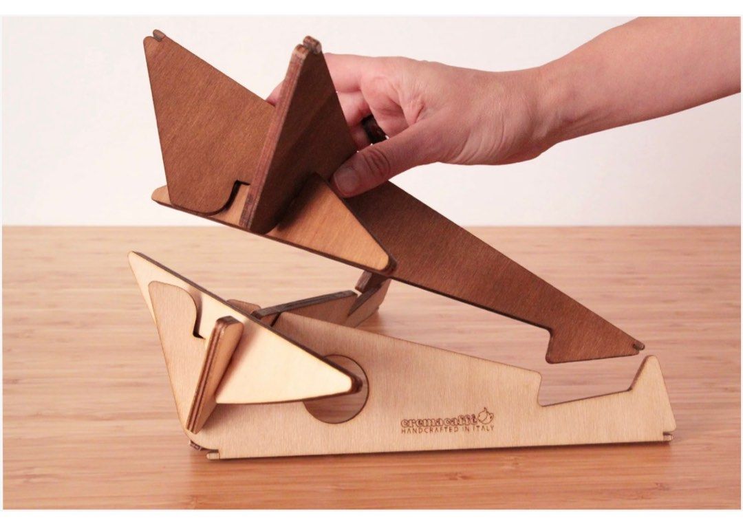 Cremacaffe Kosmo Double Wooden Stand for hardware synth / laptop ...