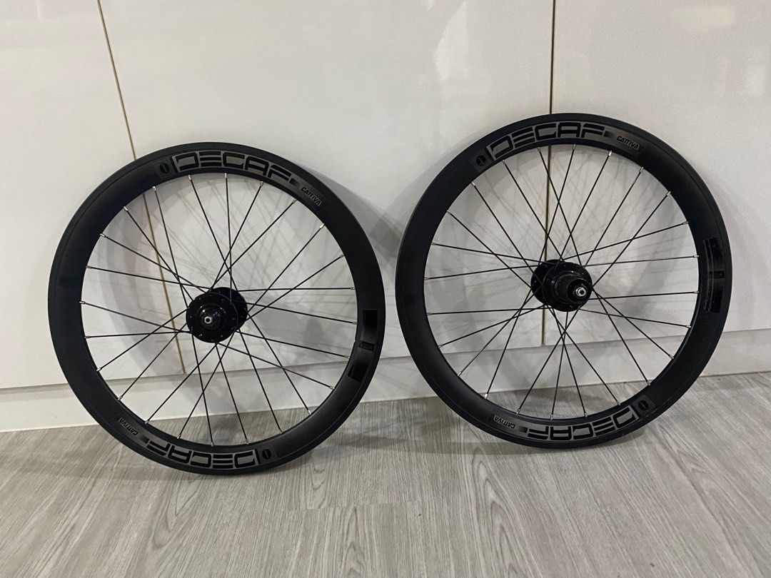 Decaf 451 22” 40mm high profile wheelset, Sports Equipment, Bicycles ...