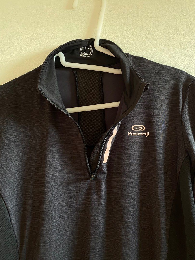 Decathlon Kalenji long sleeve zip up top on Carousell