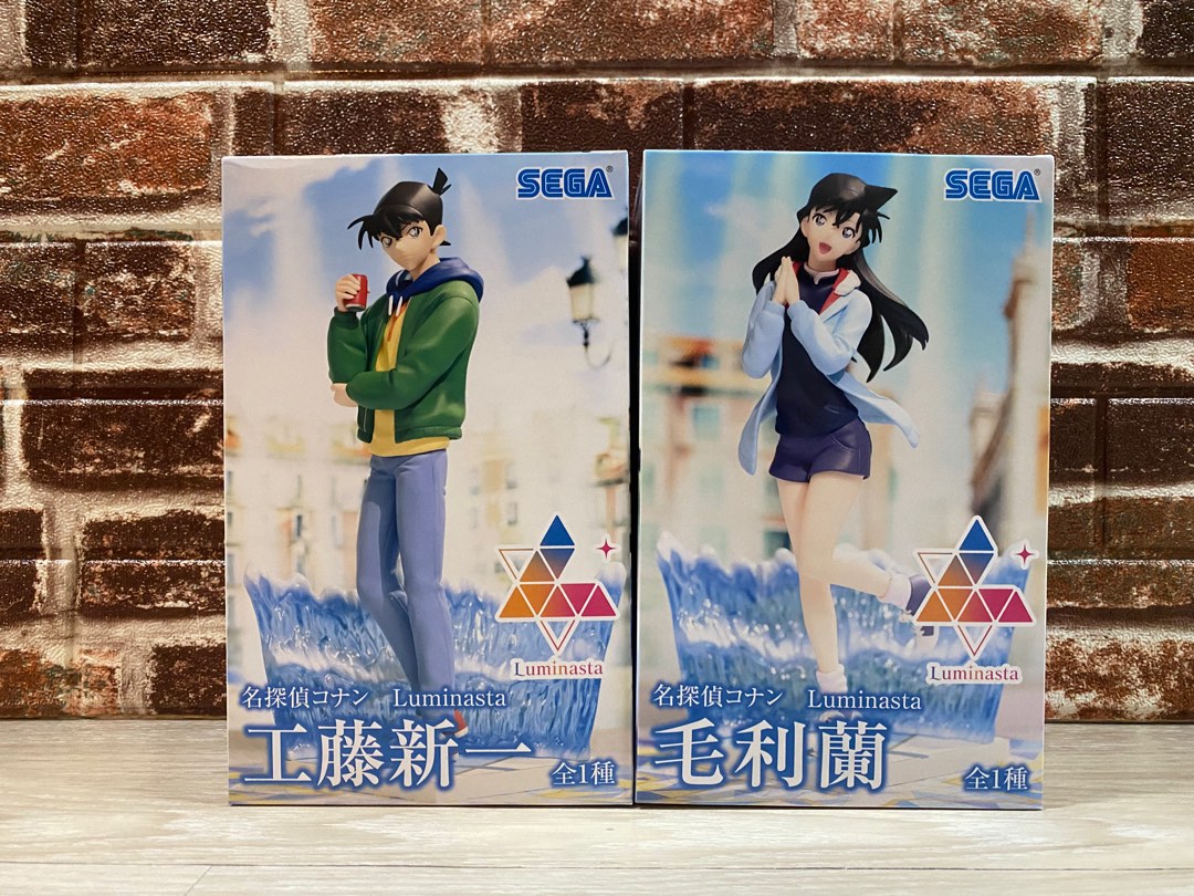 Detective Conan Luminasta Shinichi Kudo Mouri Ran Figure Figurine ...